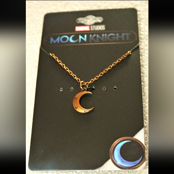Marvel | Jewelry | Marvel Studios Moon Knight Comics Crescent Necklace ...